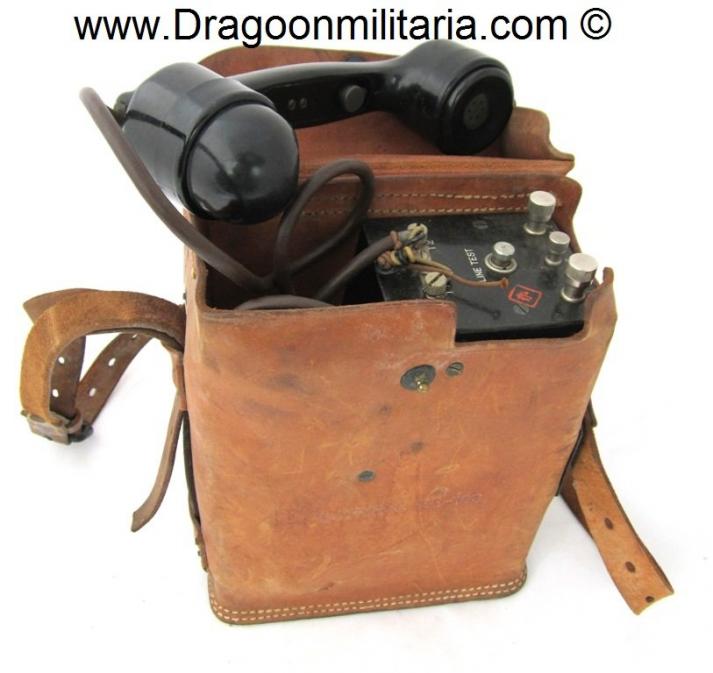 Dragoon Militaria | WW2 US Lend-lease pattern EE-108 field telephone