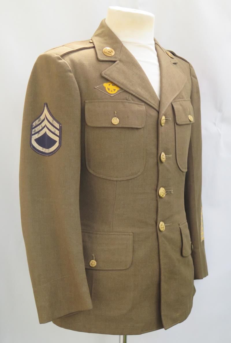 Dragoon Militaria | WW2 US army 9th Army medical 4 pocket service jacket