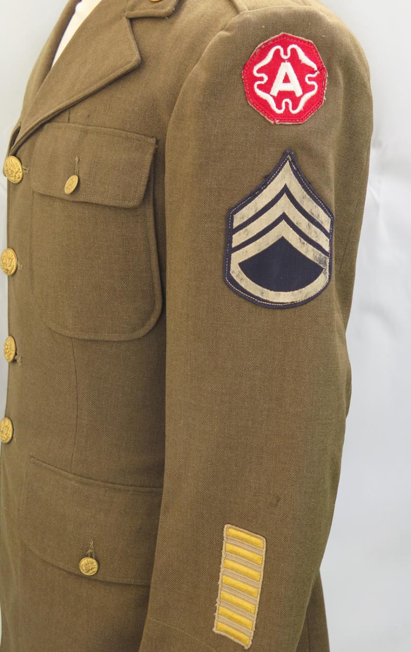 Dragoon Militaria | WW2 US army 9th Army medical 4 pocket service jacket