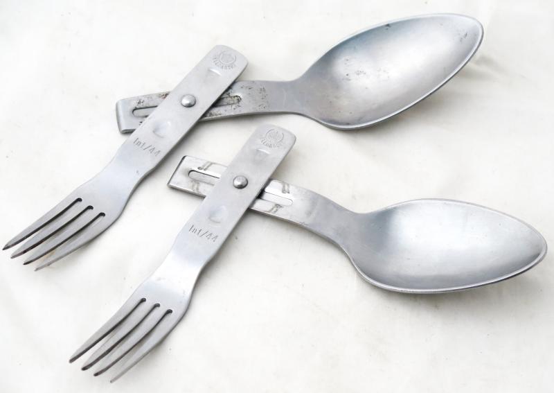 Dragoon Militaria | WW2 Finnish army eating utensil fork-spoon 1944