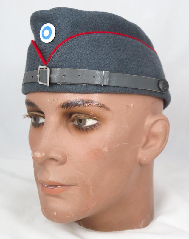 Dragoon Militaria | Post-war Finnish army artillery M/39 summer cap - 1960