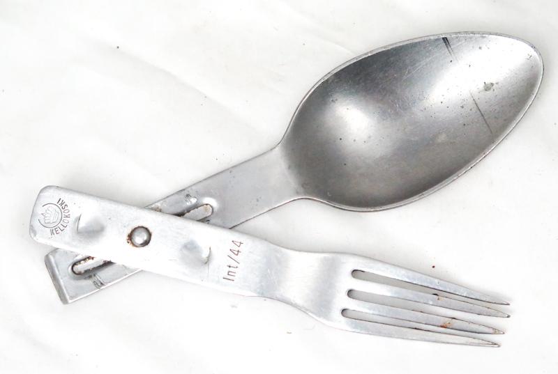 Dragoon Militaria | WW2 Finnish army eating utensil fork-spoon 1944