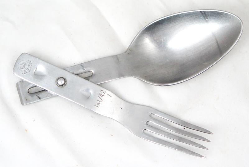 Dragoon Militaria | WW2 Finnish army eating utensil fork-spoon 1942