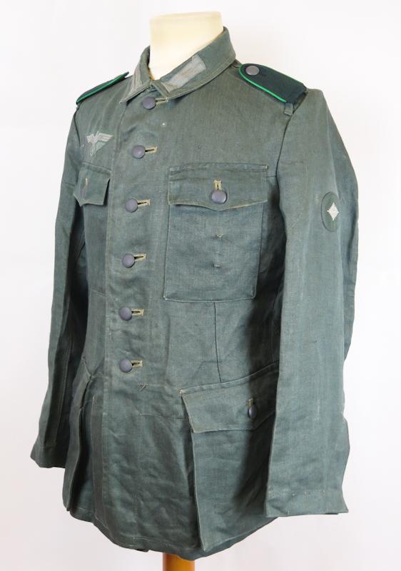 Dragoon Militaria | WW2 German Wehrmacht army Jäger troop drillich jacket
