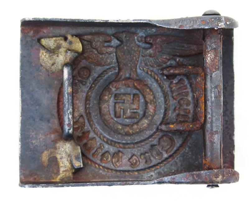 Dragoon Militaria | WW2 German Waffen-SS belt buckle - RZM 155/40 SS
