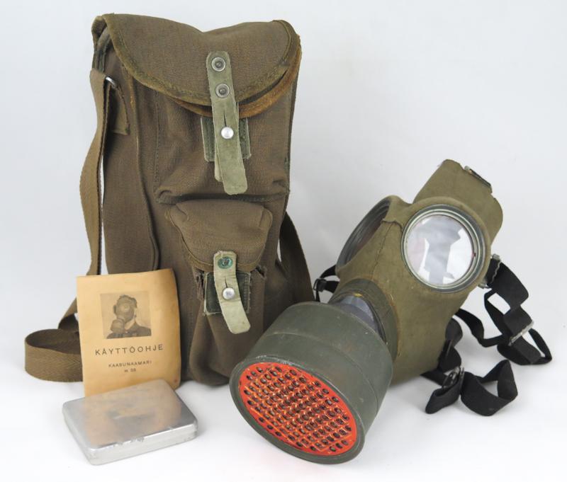 Dragoon Militaria | WW2 Finnish M38 gas mask