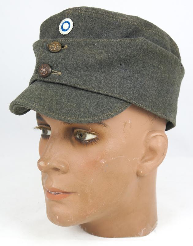 Dragoon Militaria | WW2 Finnish M36 field cap - 1939 damaged