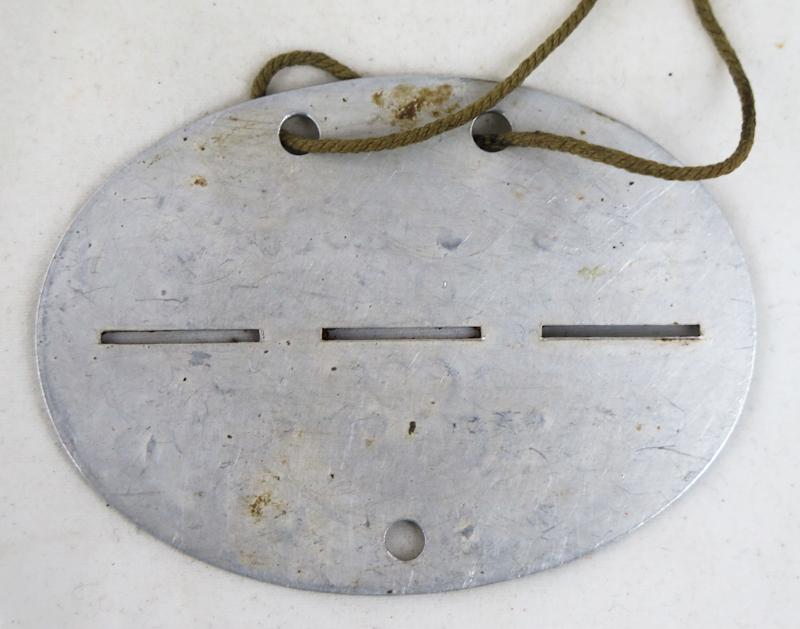 Dragoon Militaria | WW2 German Wehrmacht soldier ID tag - 4 MG.E.Btl 66